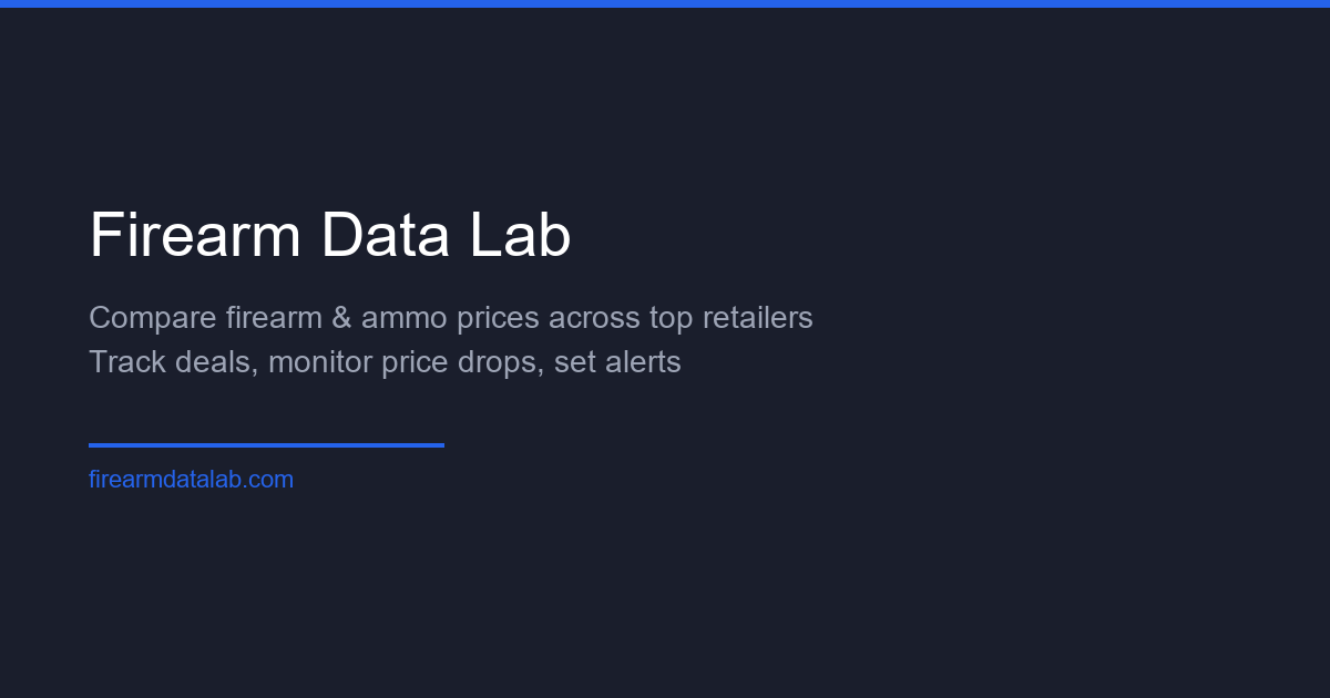Best Firearm Deals Today — June 30, 2026 | Firearm Data Lab